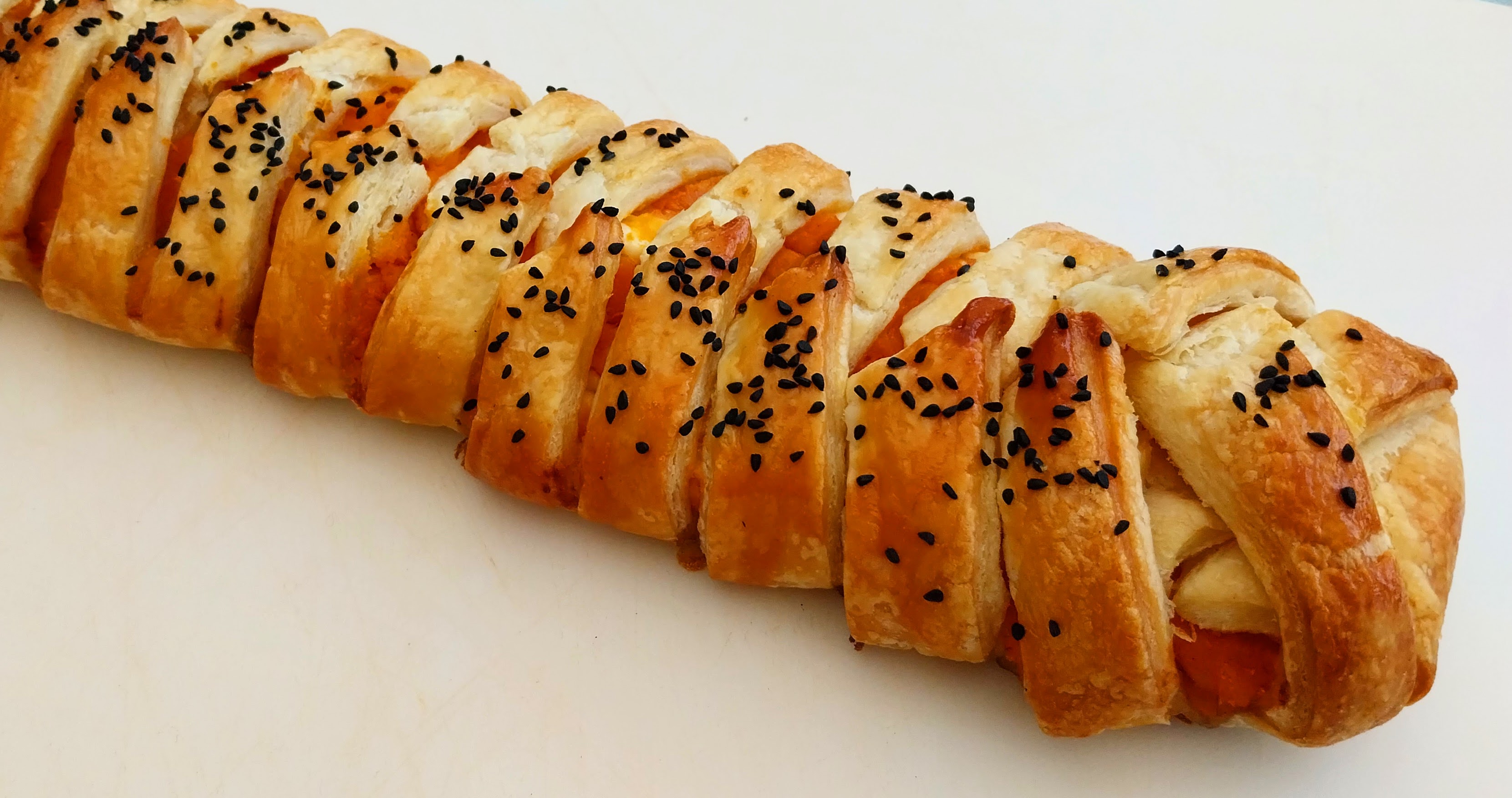 Sweet Potato, Red Pepper & Feta Strudel – A Different Kitchen