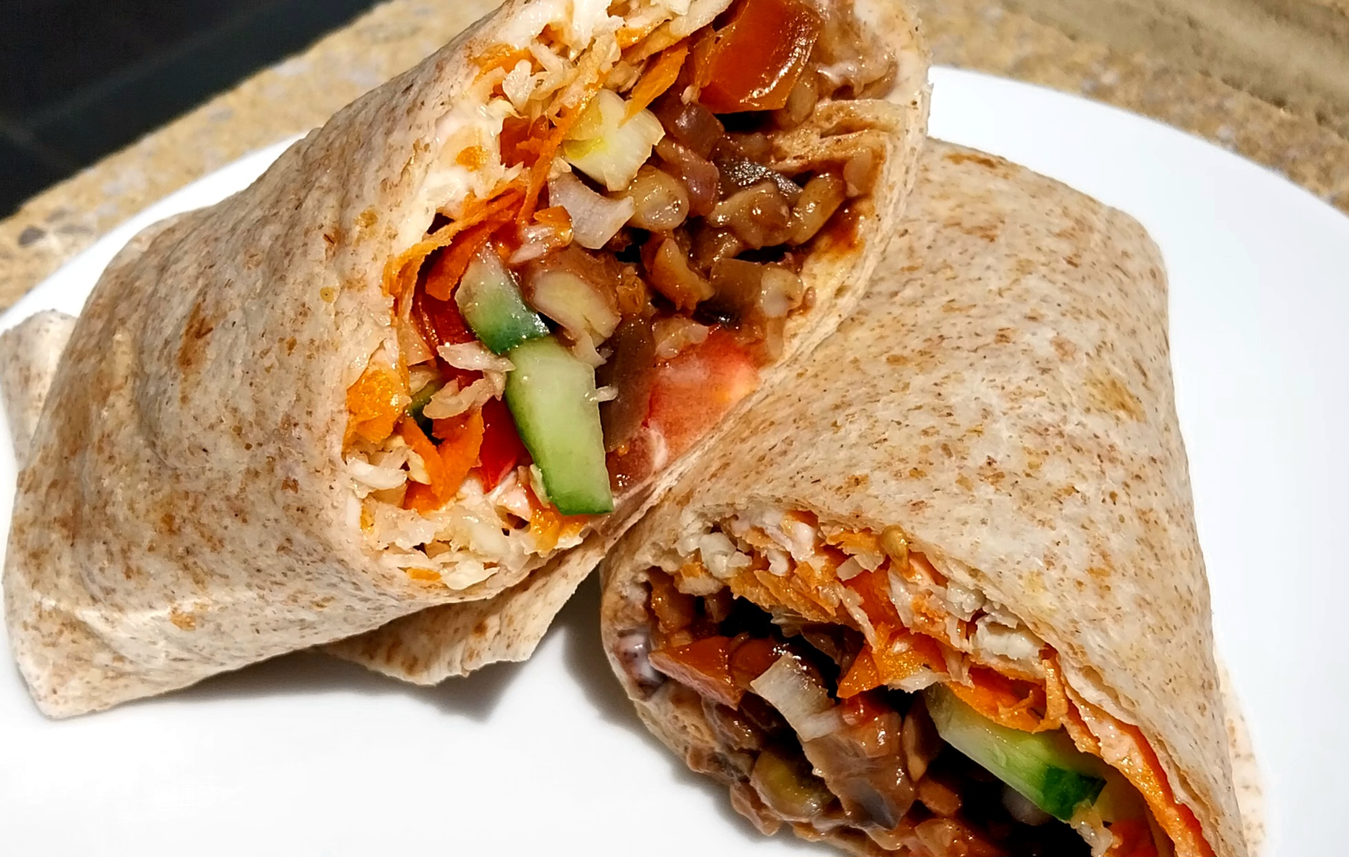 Sweet & Sour Vegan Wraps – A Different Kitchen
